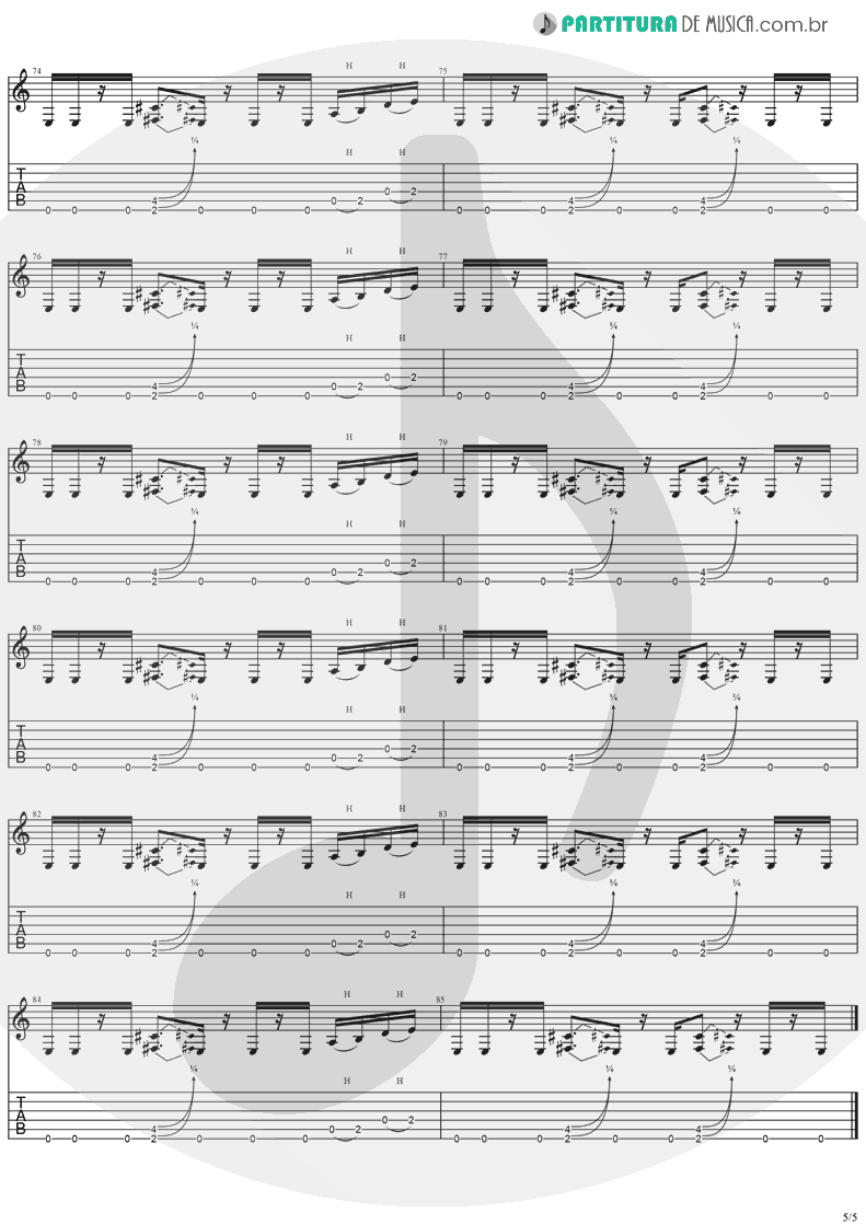 Partitura para Guitarra Elétrica Gets Me Through Ozzy Osbourne download grátis em PDF ...